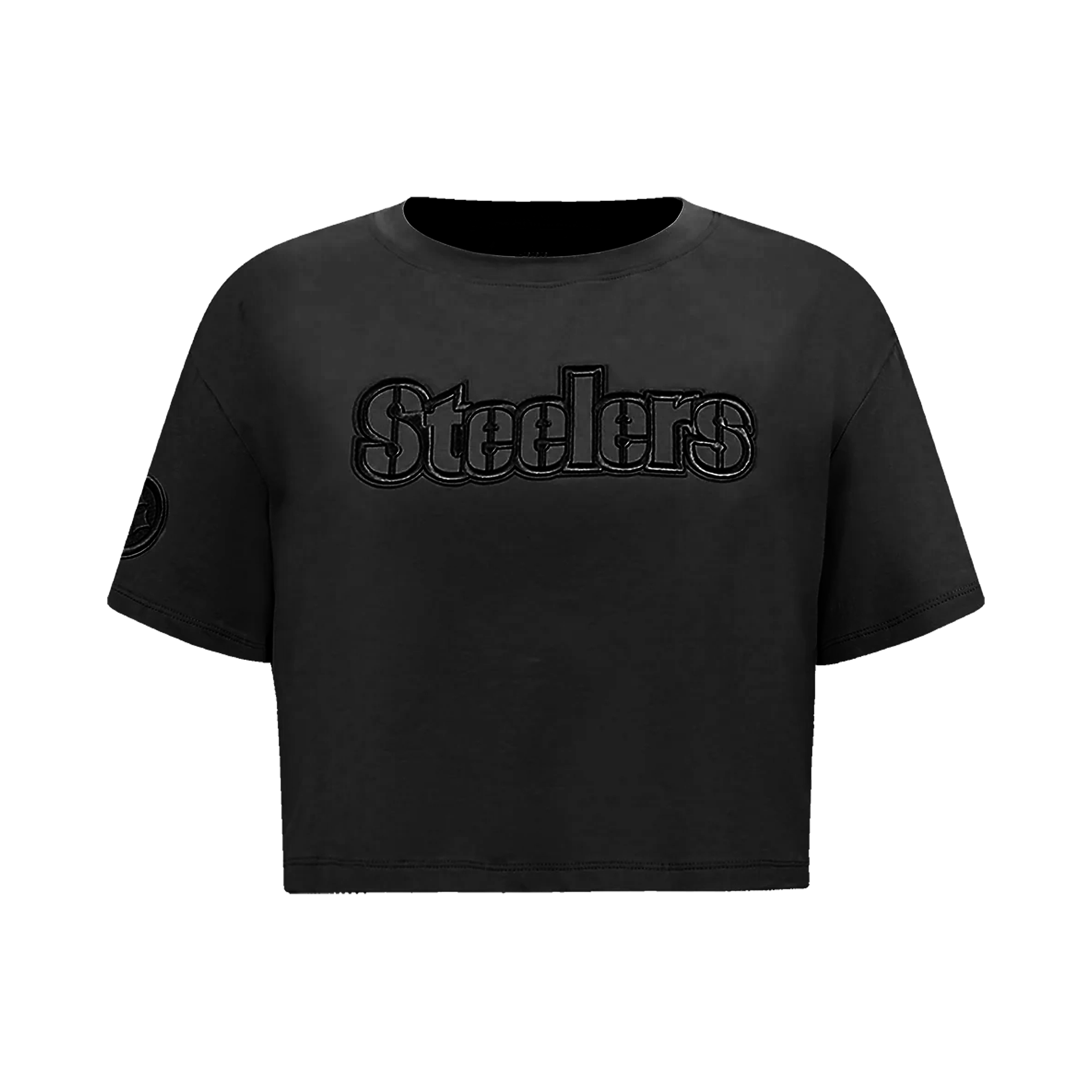 Pittsburgh Steelers Blackout Wordmark Women's Boxy Tee – Definitely You ...